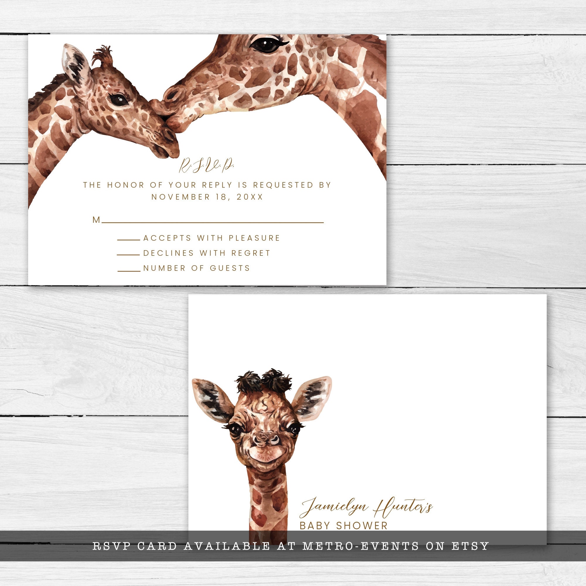 Giraffe Welcome Sign Safari Baby Shower Sign Animal Welcome | Etsy