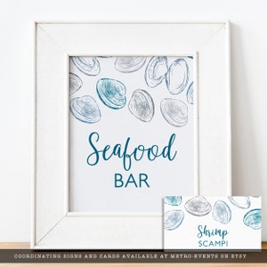 Clambake Welcome Sign, Clambake Signs, Ocean Welcome Template, Editable ...