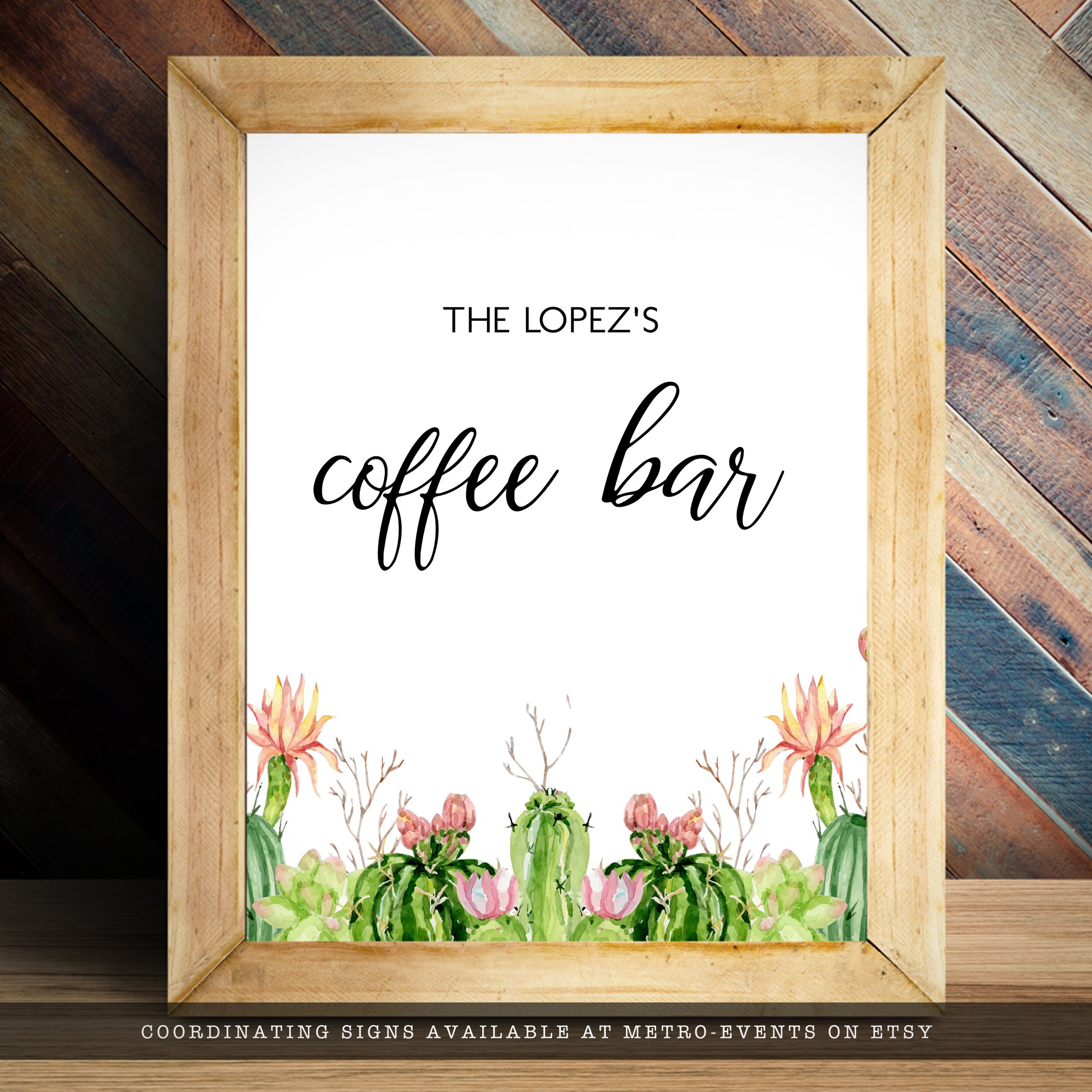 Cactus Dinner Menu Custom Cactus Menu Food Menu Cactus | Etsy