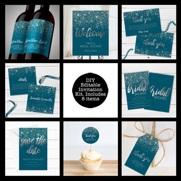 Glamorous Invitation - Etsy