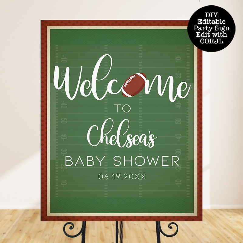 Football Welcome Sign - Etsy