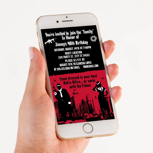 Sopranos Invitation - Etsy