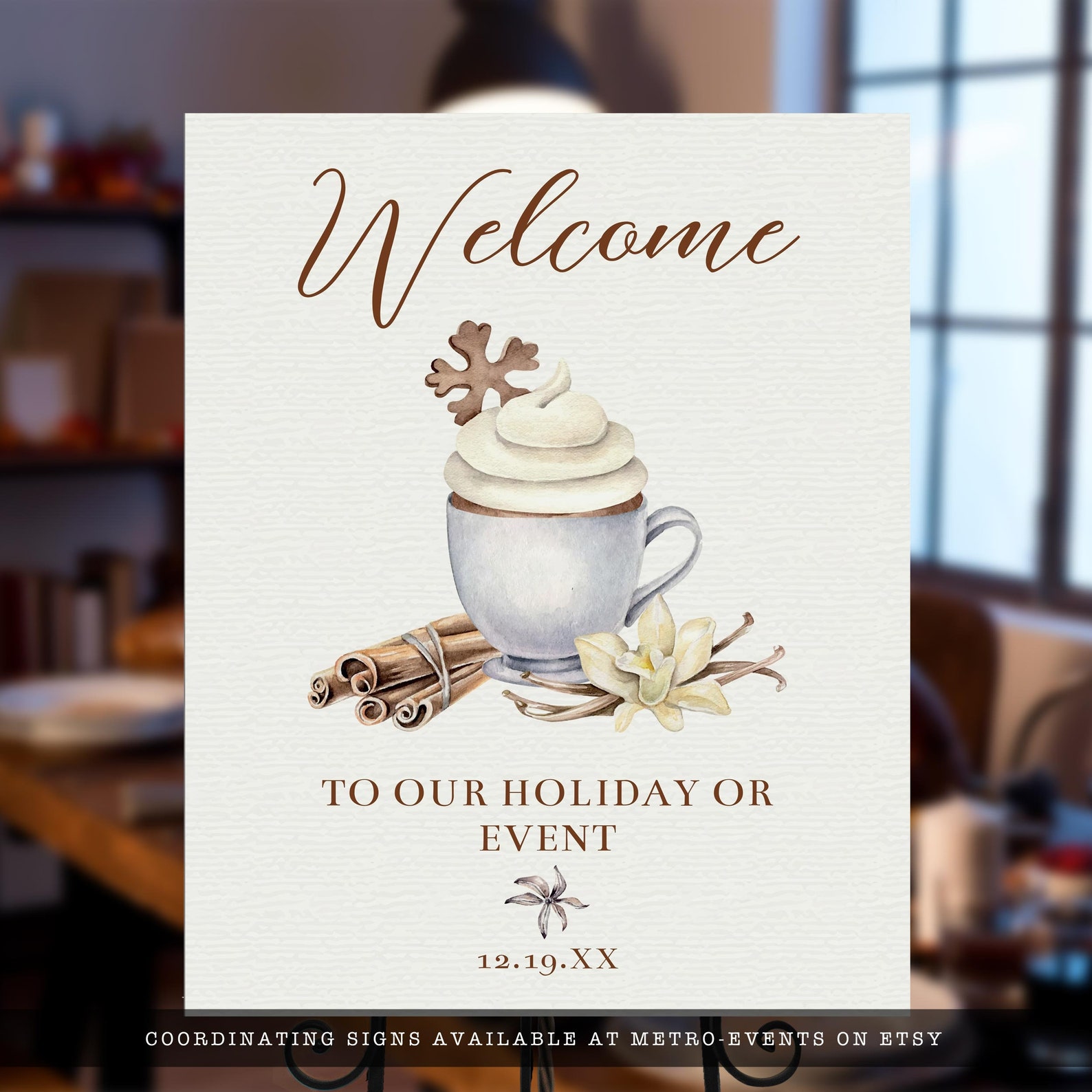 Hot Chocolate Invitations Christmas Invitations Editable - Etsy