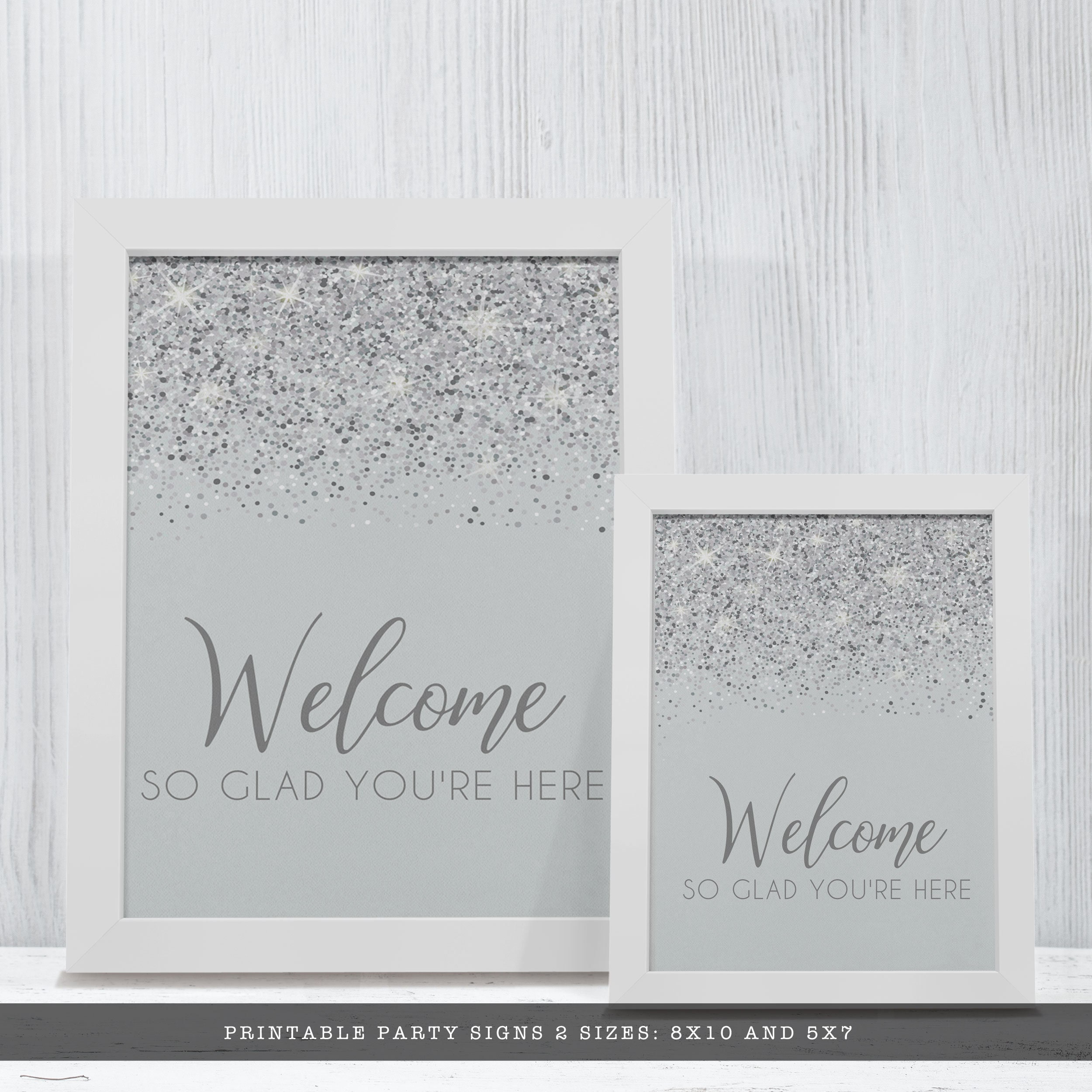 Welcome Pictures With Glitters