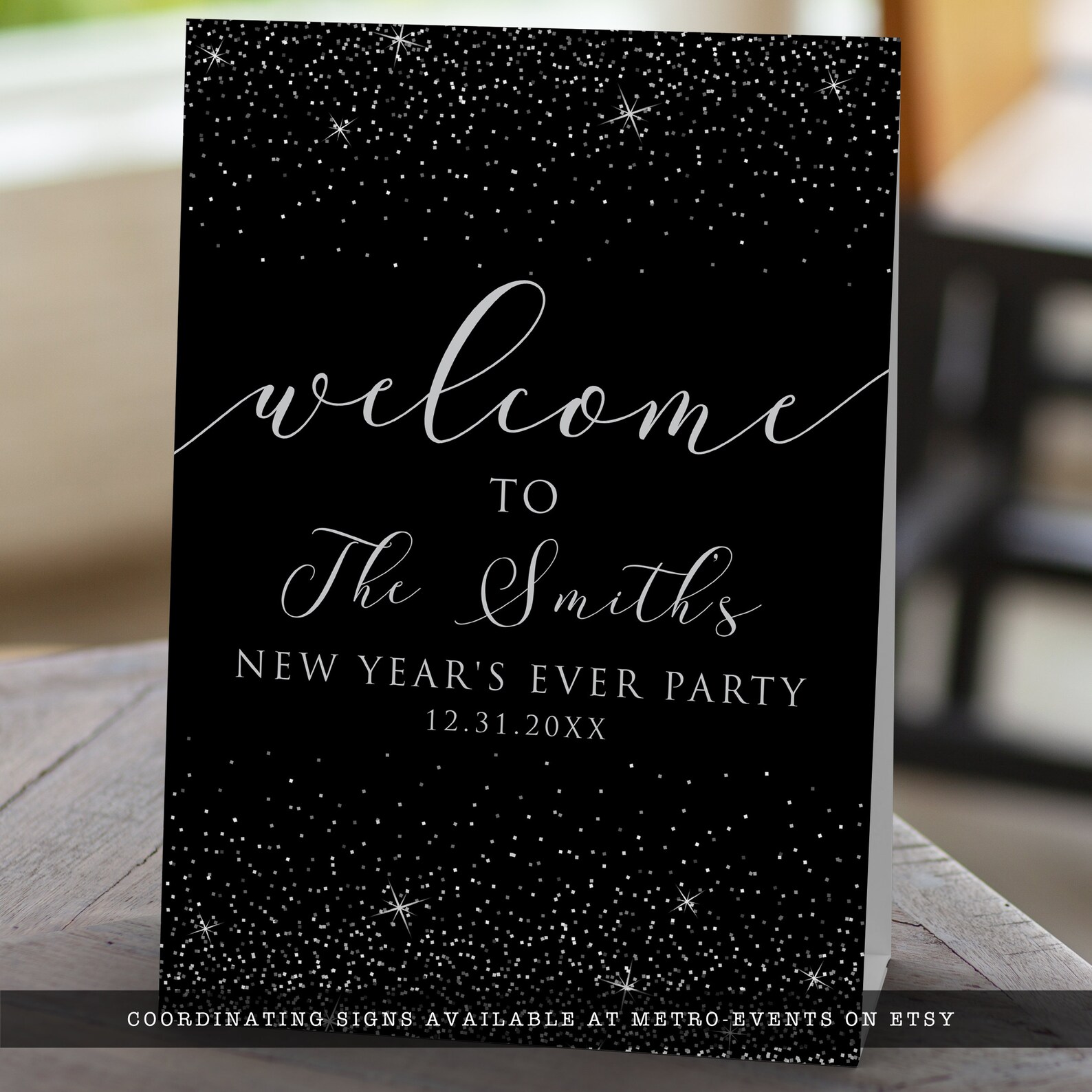 Silver Glitter Themed Food Menu Glitter Dinner Menu Food - Etsy