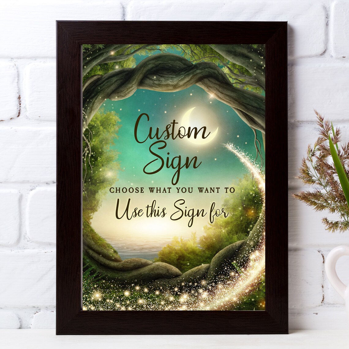 Enchanted Forest Custom Sign Enchanted Evening Signs - Etsy