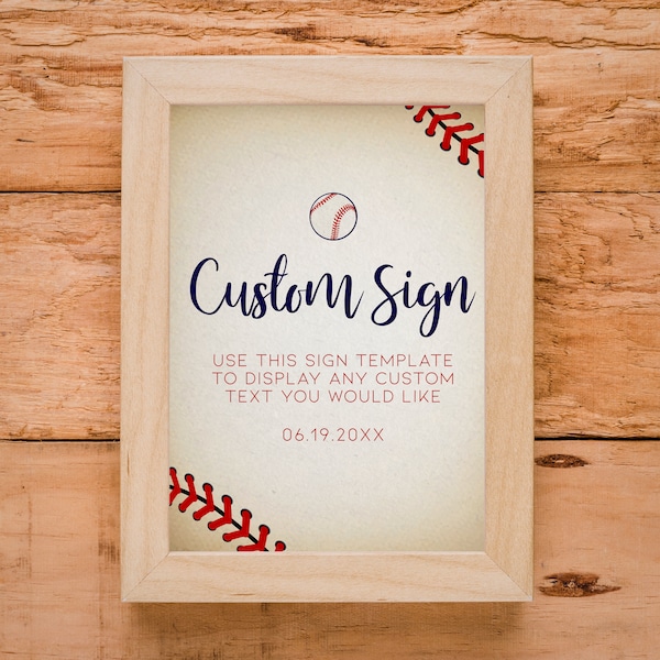 Baseball Sign - Etsy