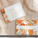 Printable Food Menu, Orange and White Floral Dinner Menu, Food Menu ...