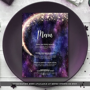 Galaxy Welcome Signs, Editable Party Sign, Instant Download, Starry ...