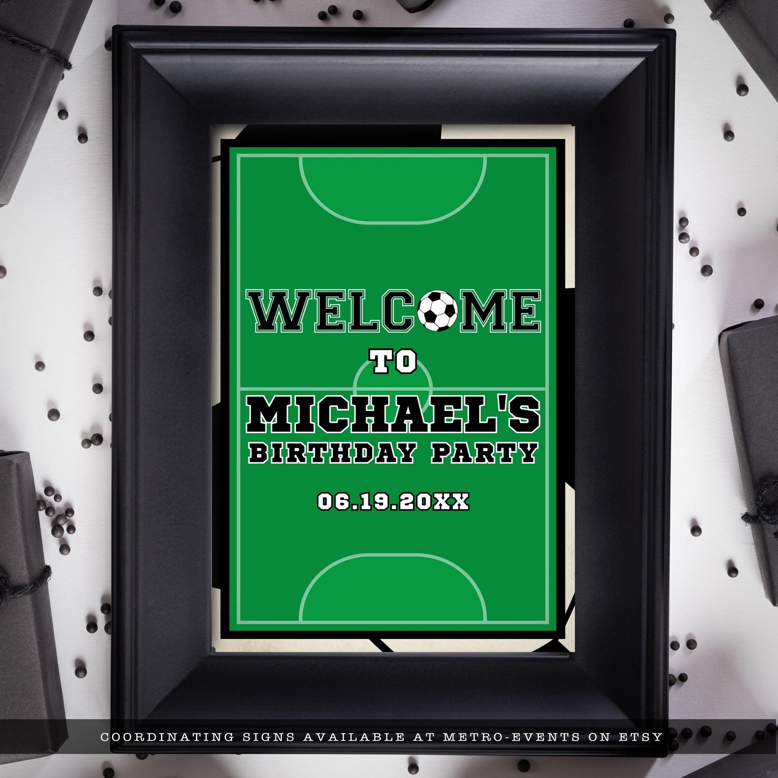 Soccer First Birthday Invitation Sports Birthday Invite Boys - Etsy
