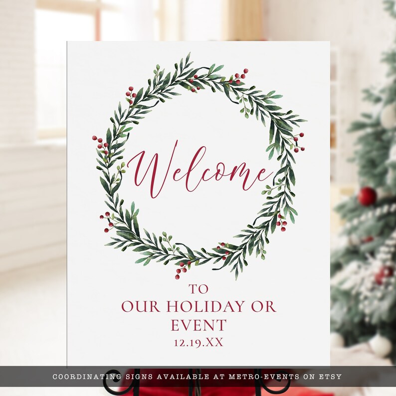 Traditional Holiday Party Invitations Christmas Printable - Etsy