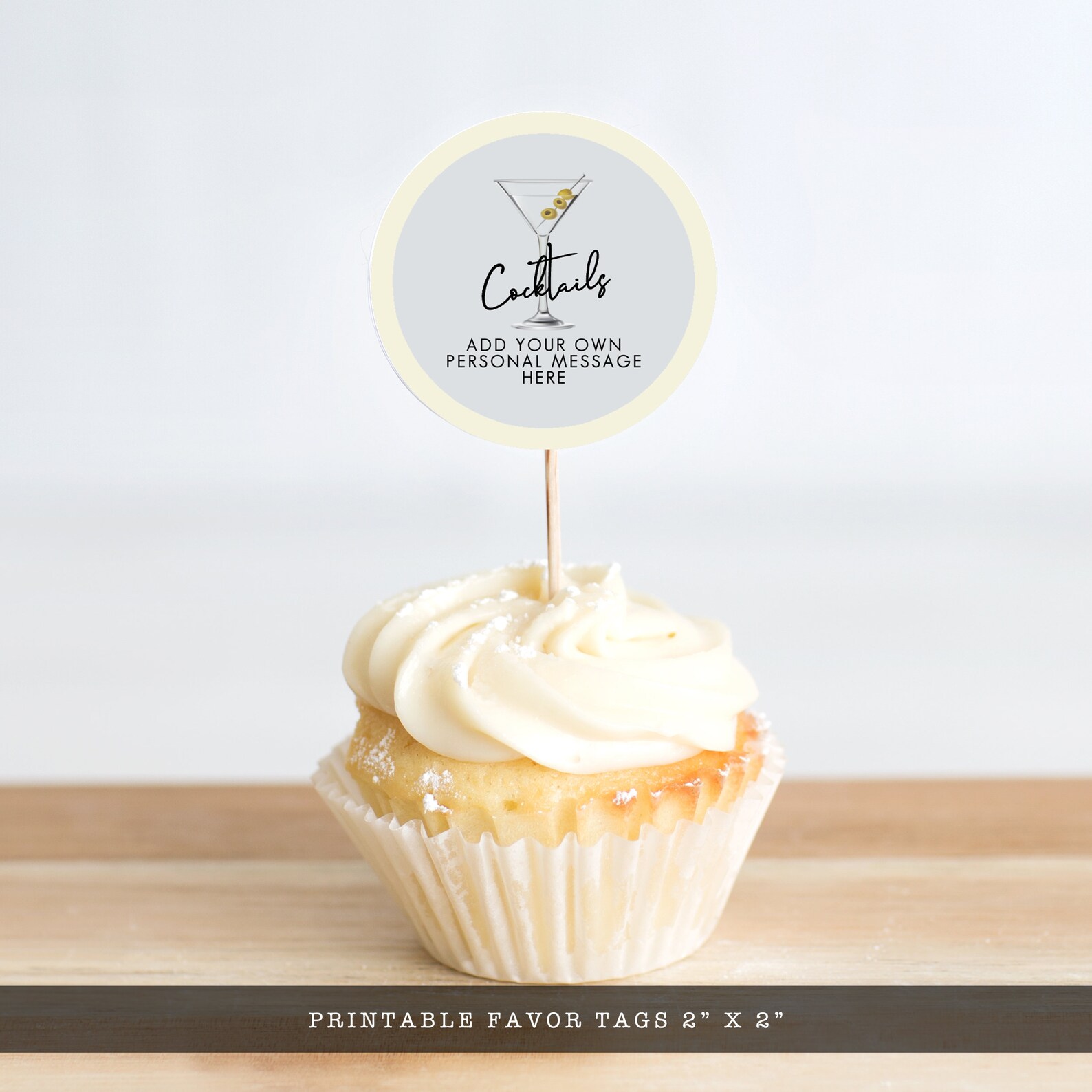 Editable Retro Cocktail Gift Tag Retro Favor Tag Printable - Etsy