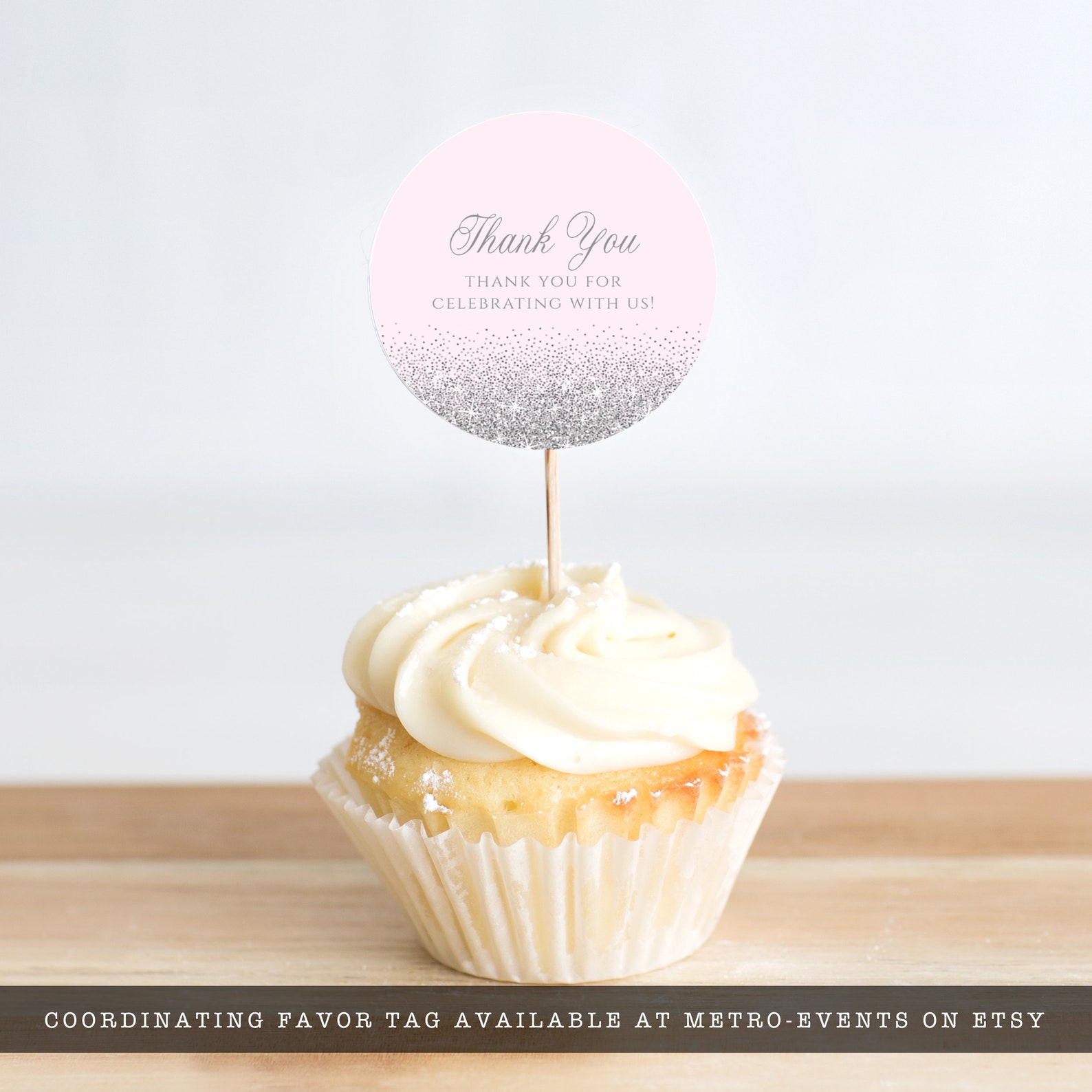 Pink and Silver Welcome Sign, Printable Sign, Pink and Silver Glitter ...
