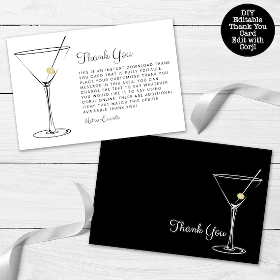 Modern Martini Black and White Cocktail Themed Bachelorette Party ...