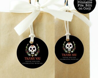 Skull Thank You - Etsy