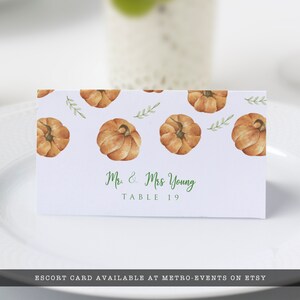Editable Dinner Menu, Pumpkin Dinner Menu, Digital Download Food Menu ...
