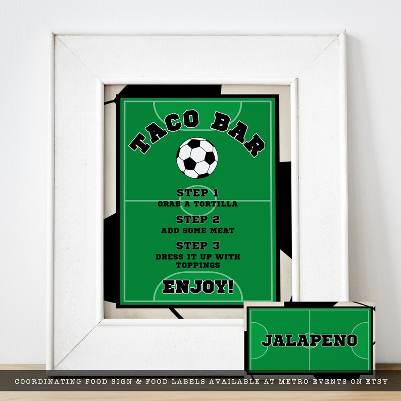 Soccer Welcome Sign Printable Sign Custom Soccer Welcome - Etsy