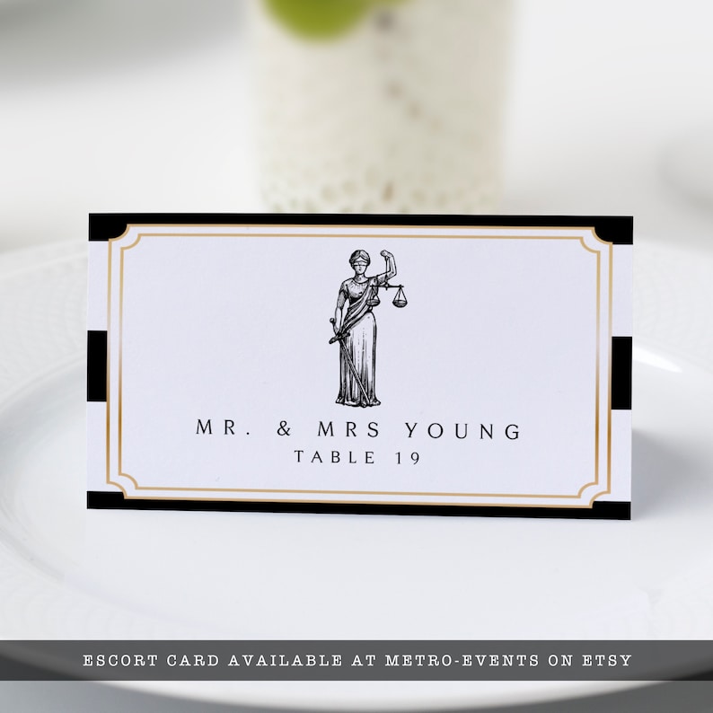 Judge Retirement Party Invitations: Lady Justice Design (instant ...