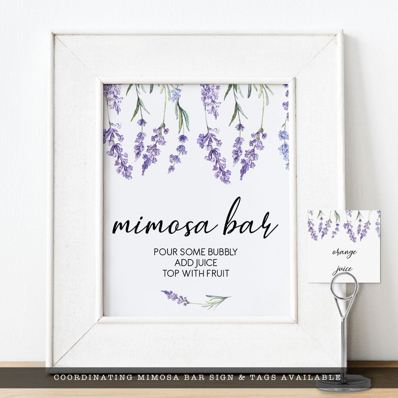 Country Lavender Guest Book Sign Bridal Shower Sign - Etsy