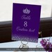 Purple and Silver Glitter Food Menu Purple Dinner Menu Food - Etsy