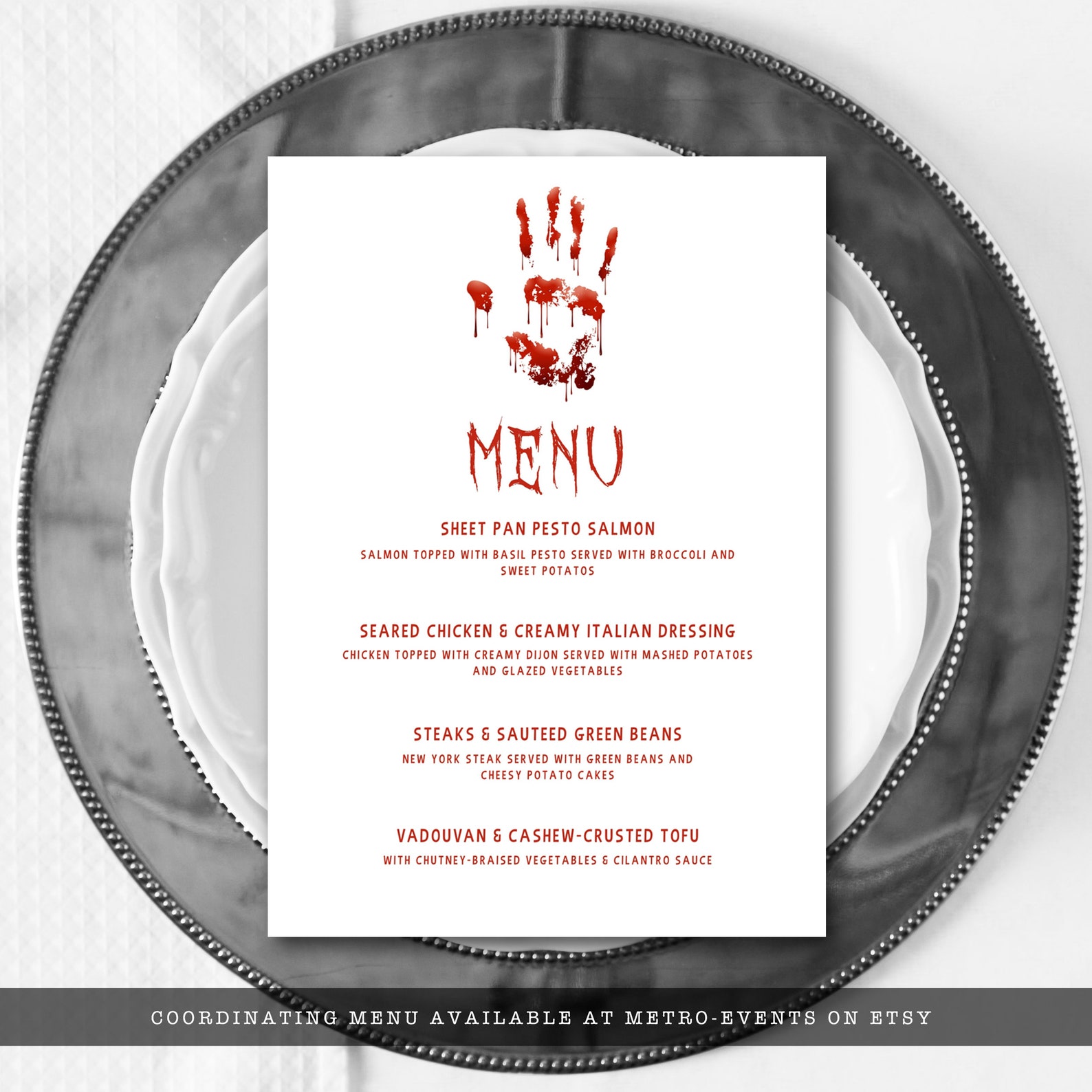 Bloody Halloween Welcome Signs Halloween Party Signs Party - Etsy