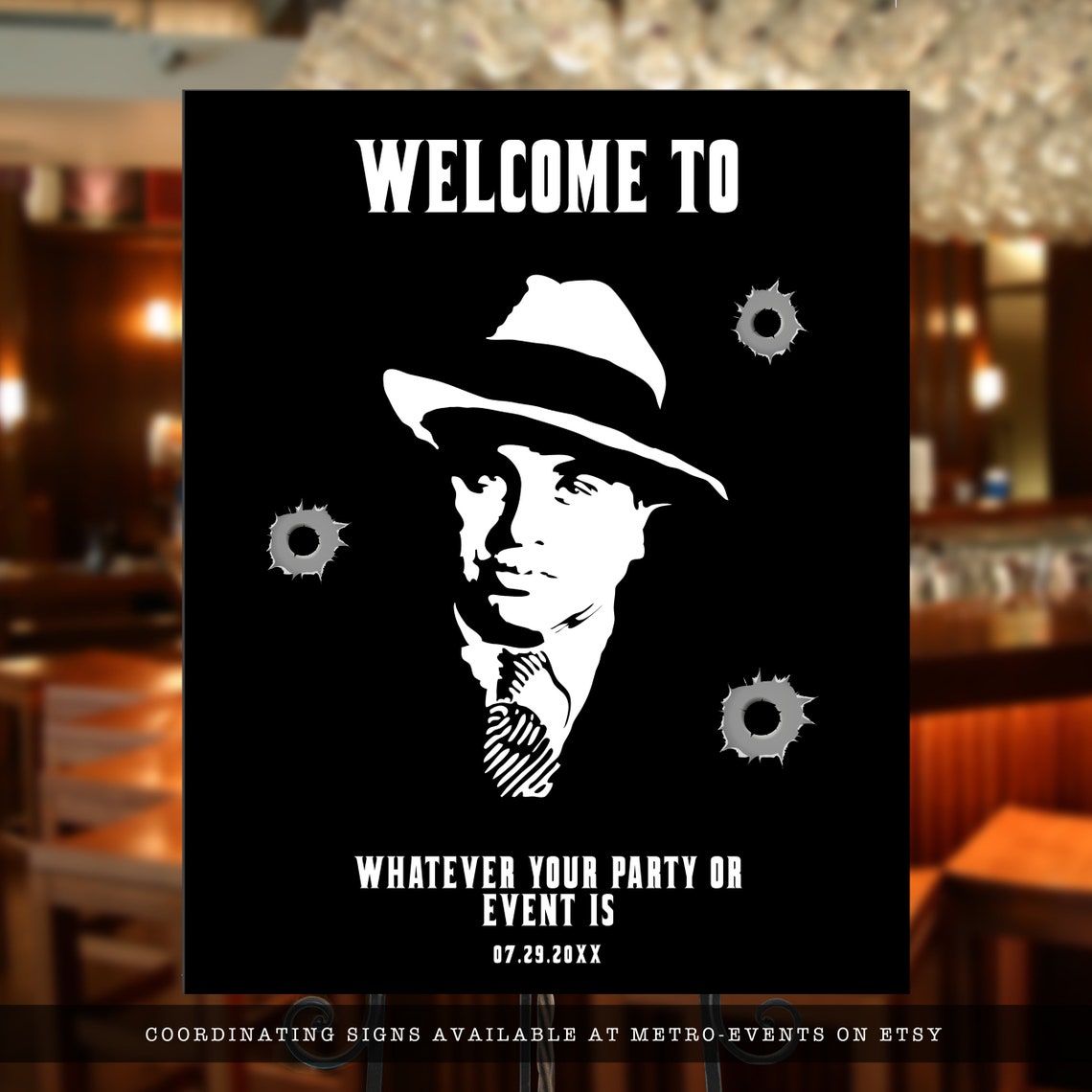 Mobster Thank You Cards Mob Party Thank you cards Gangster | Etsy