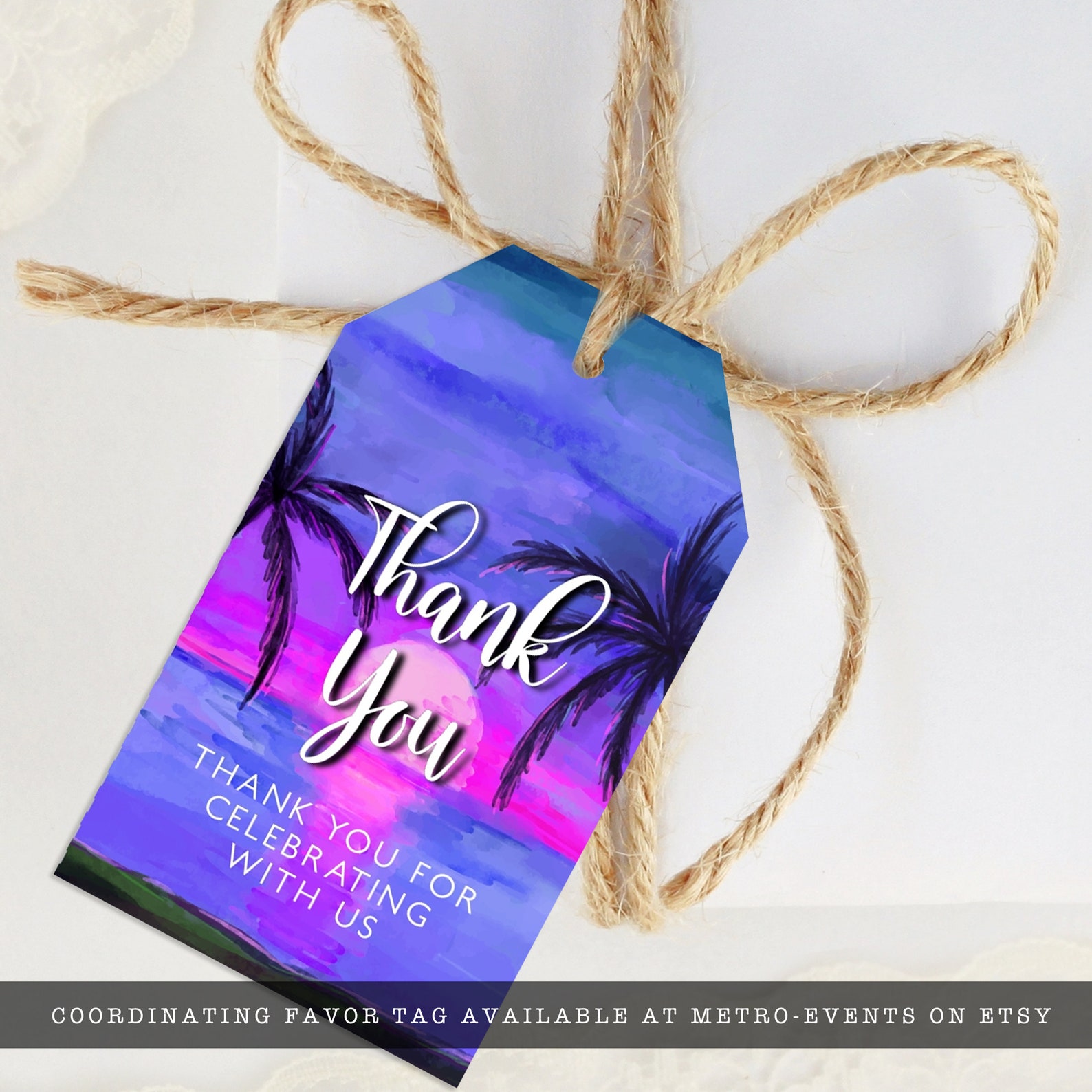 Beautiful Sunset Party Invitation Beach Party Invitations | Etsy