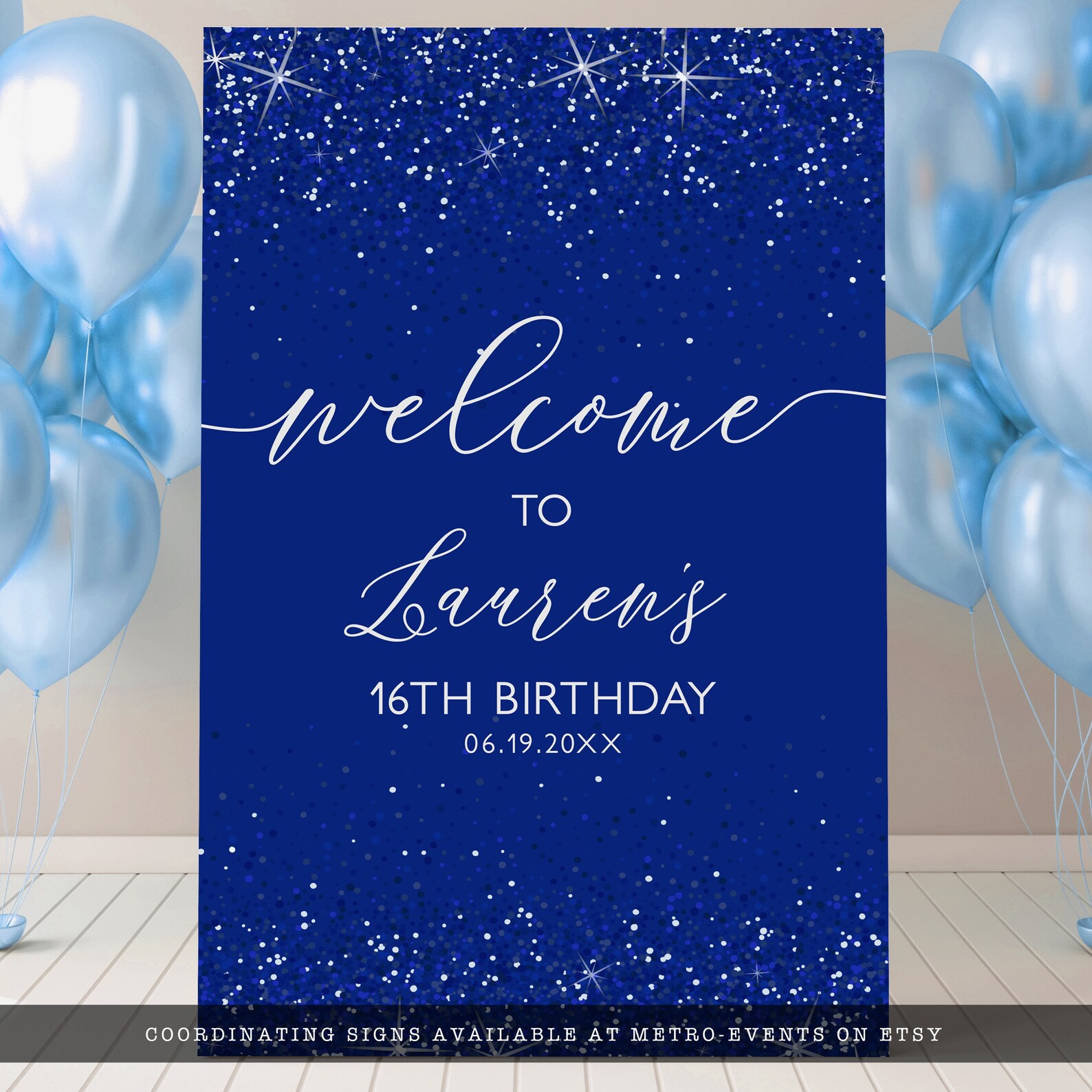 Royal Blue RSVP Card Princess Rsvp Card Rsvp Card Template - Etsy