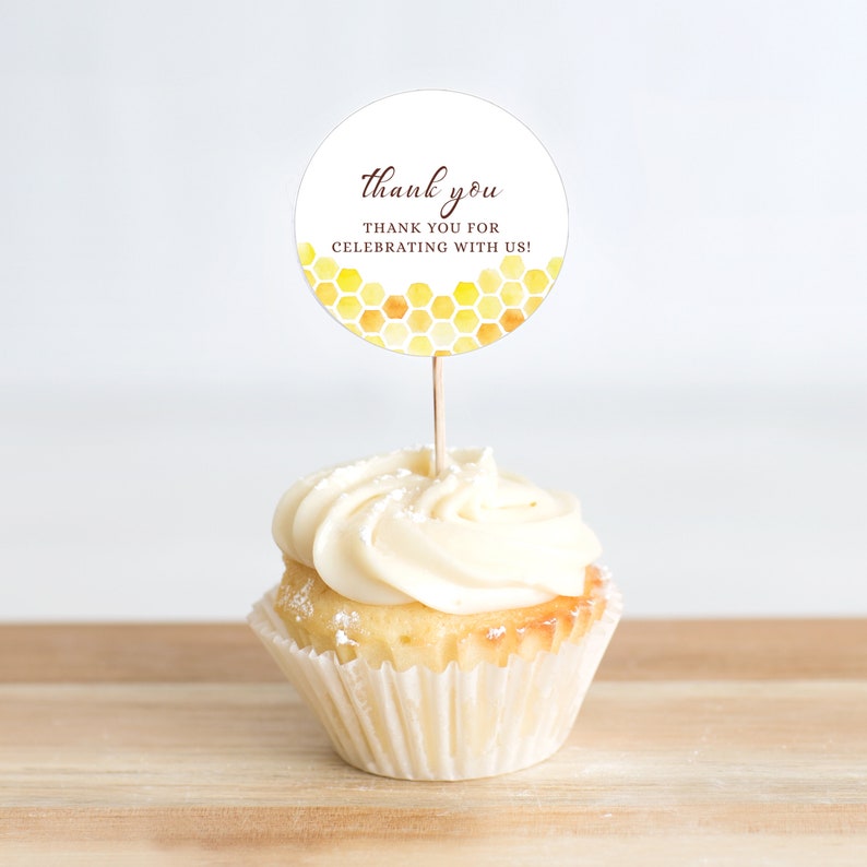 Printable Honeycomb Bee Themed Gift Tags Customizable Editable - Etsy
