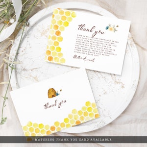 Editable Bee Themed Drink Menu Signs, Printable Bar Menu, Cocktail Menu ...