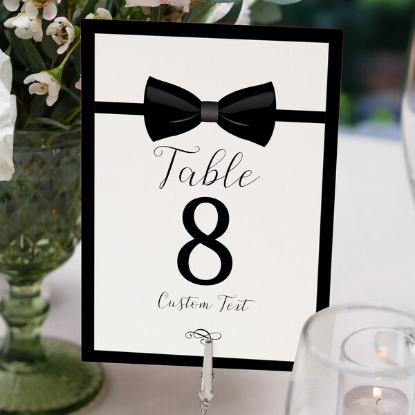 Formal Table Number - Etsy
