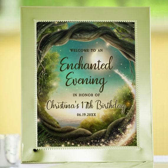 Enchanted Forest Welcome Sign, Enchanted Welcome Signs, Printable Party ...