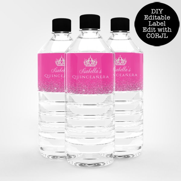 Glitter Labels - Etsy