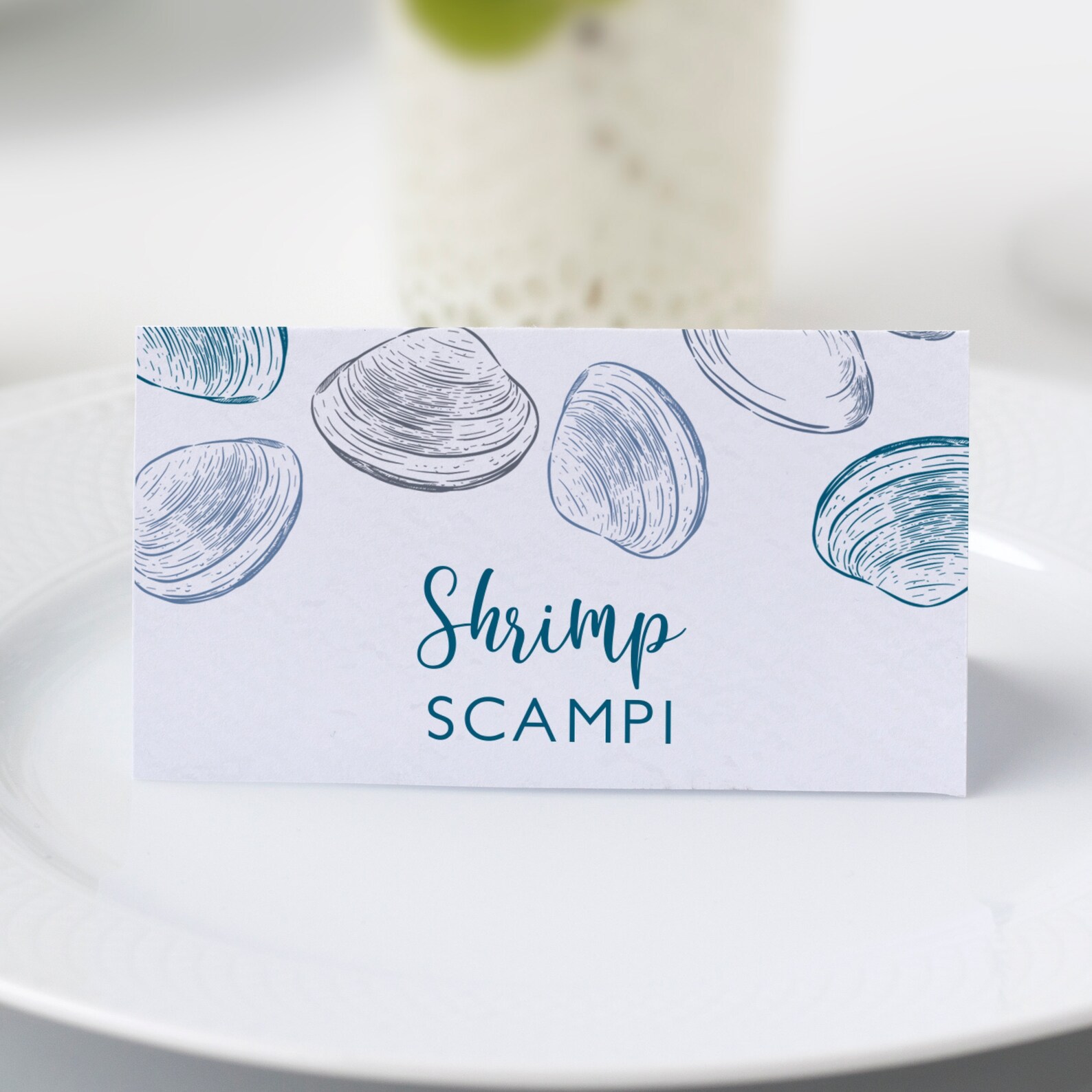 Clam Bake Food Signs Food Label Seafood Themed Food Signs - Etsy