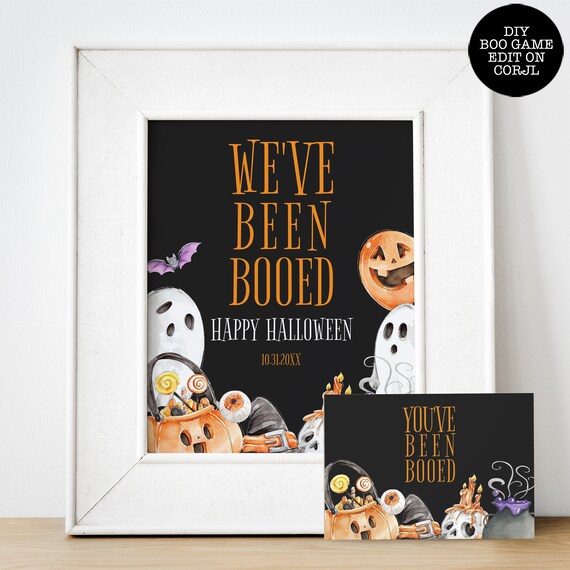 Instant Download You've Been Booed Kit, You've Been Booed Printable ...