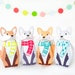 Printable Winter Fox Gift Boxes, DIY Christmas Party Favor, Children's ...