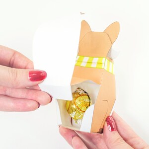 Printable Winter Fox Gift Boxes, DIY Christmas Party Favor, Children's ...