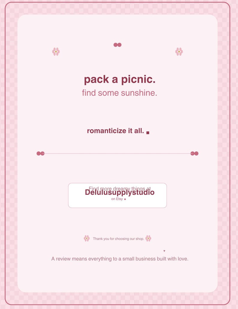Dreamy Picnic Kit | Romantic Recipes, Potions, Prompts (PDF Download ...