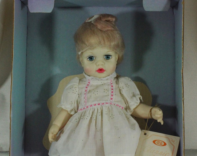 Tiny Tears Baby Doll by Ideal Doll Co. With Original Box & Dress ...