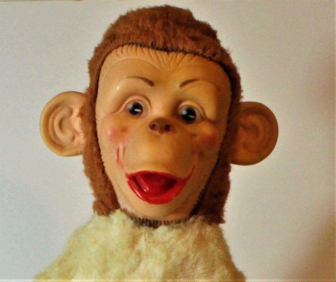Stuffed Monkey Animal Plush Vintage Toy - Etsy
