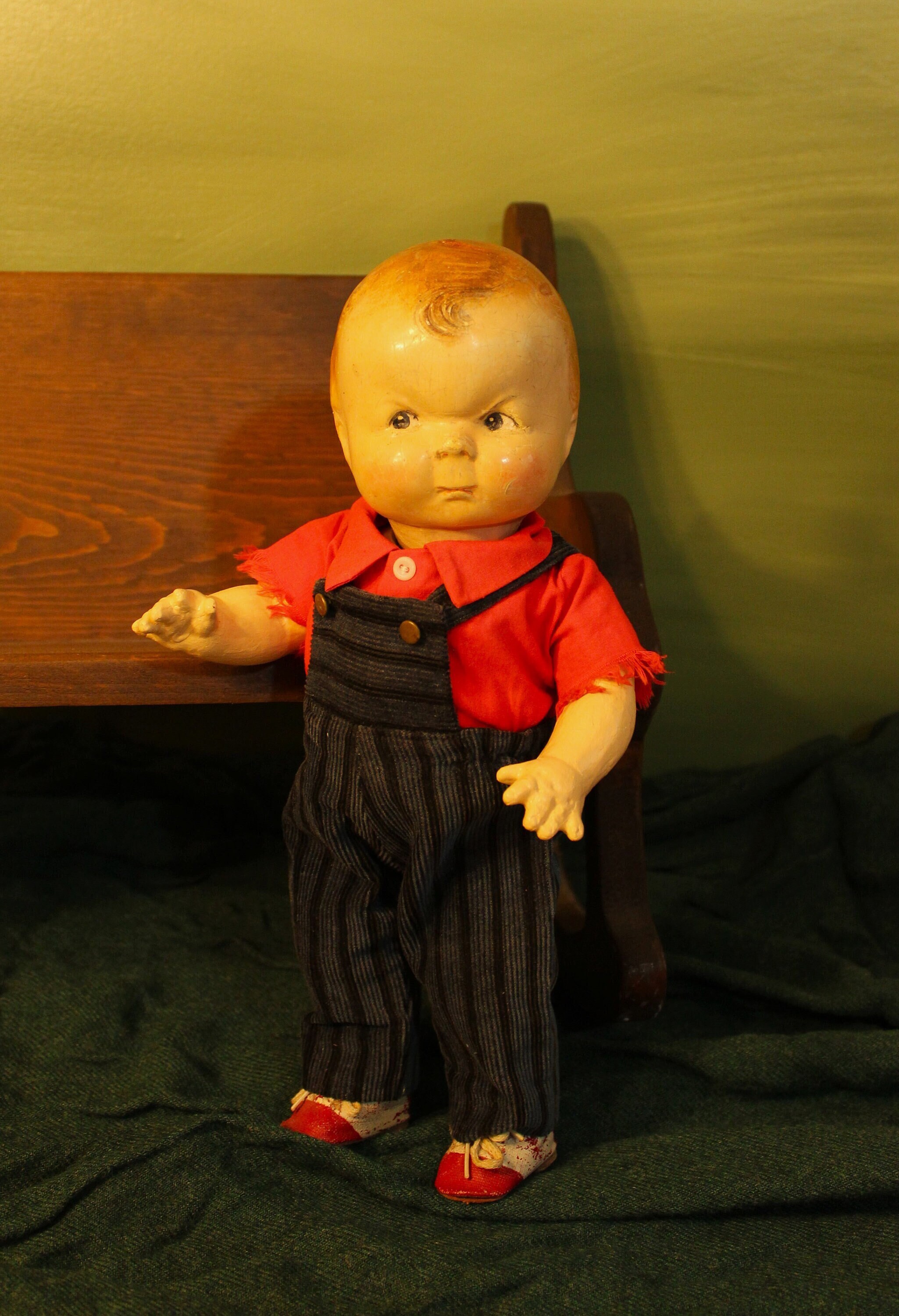 American Character Petite Doll, Named Puggy, All Composition Antique ...