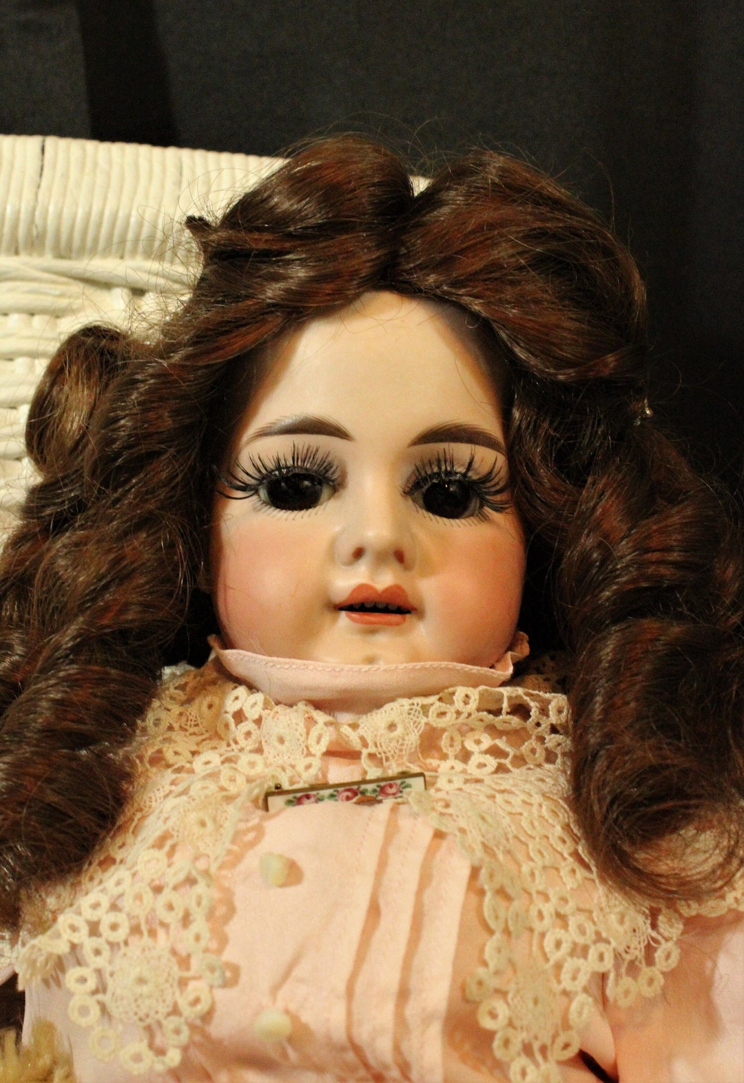 Antique, Porcelain Head Doll, China Head Doll, Bisque Head Doll ...