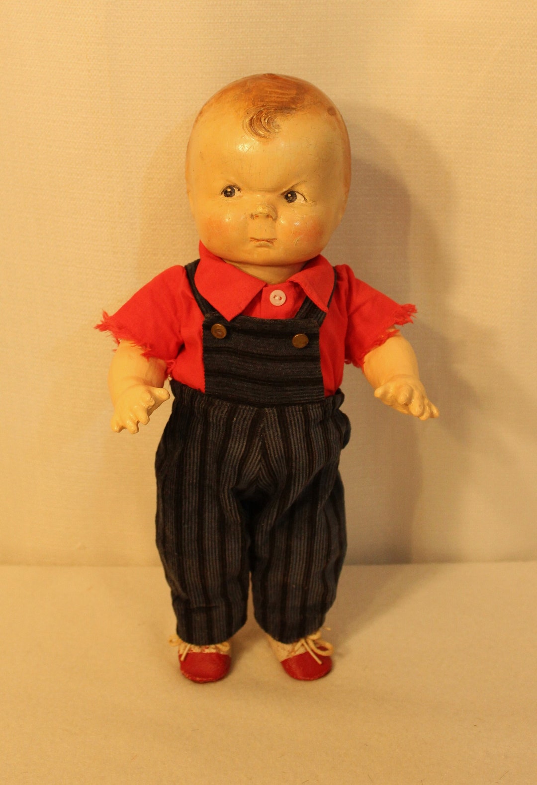 American Character Petite Doll, Named Puggy, All Composition Antique ...