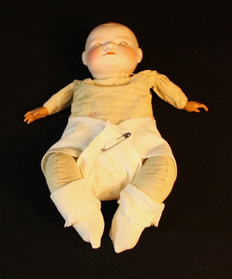 Antique Bye Lo Baby Doll by Grace Putnam, Bisque Head, 1920s ...