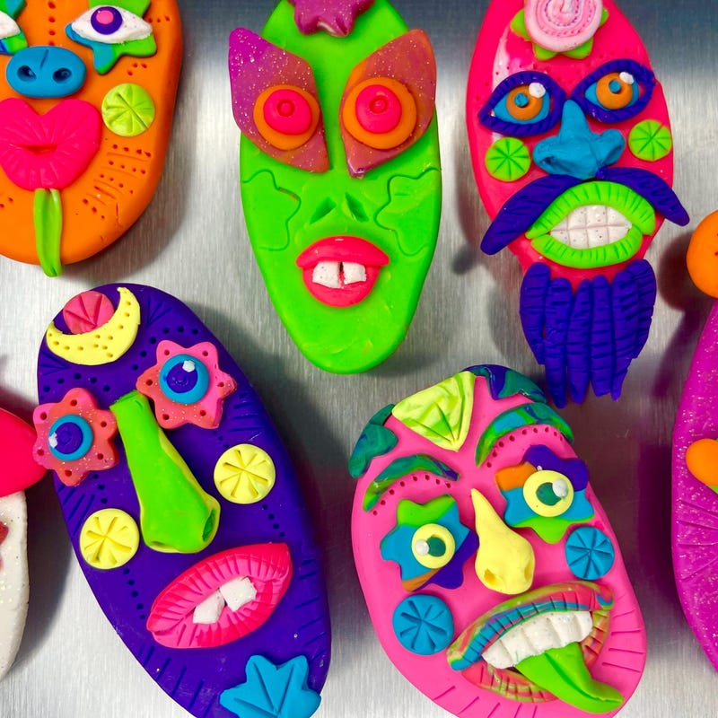 Clay Magnets Personalized - Etsy