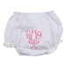 White Eyelet Bloomers, Eyelet Diaper Cover, Baby Girl Gift, Monogrammed ...