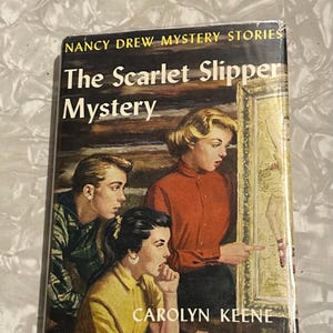 Nancy Drew #32 DJ Scarlet Slipper Mystery Carolyn Keene Original Text ...