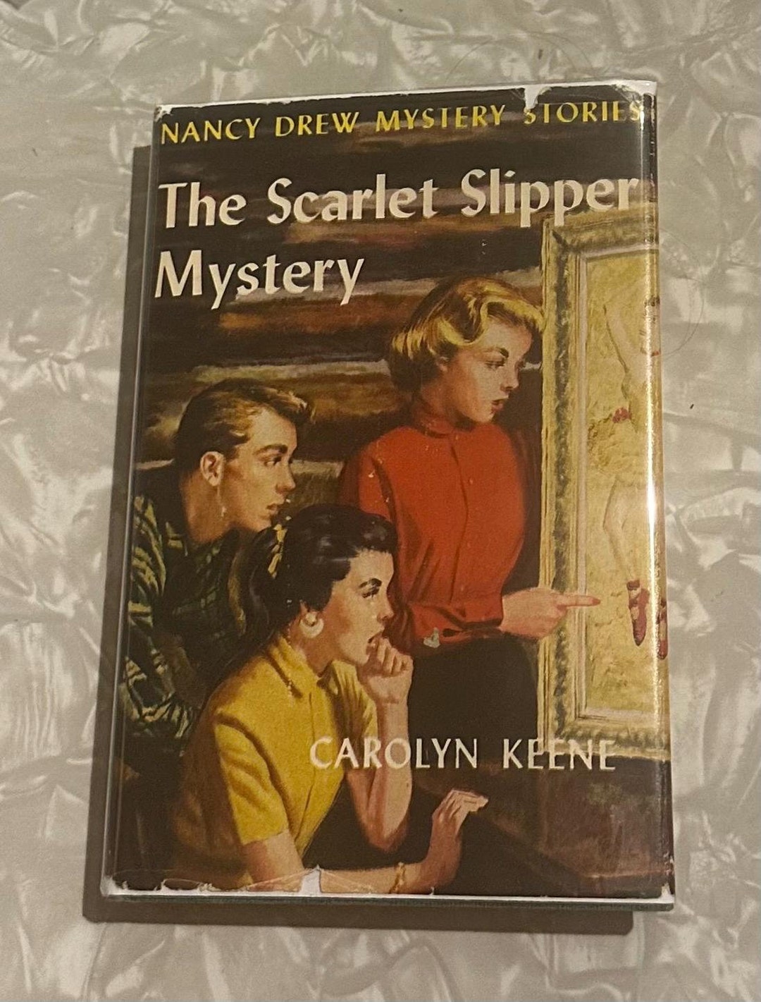 Nancy Drew 32 DJ Scarlet Slipper Mystery Carolyn Keene Original Text ...