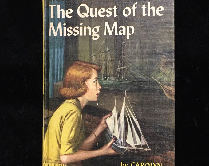 Nancy Drew 19 Quest of the Missing Map Yellow Matte OT Pc Carolyn Keene ...