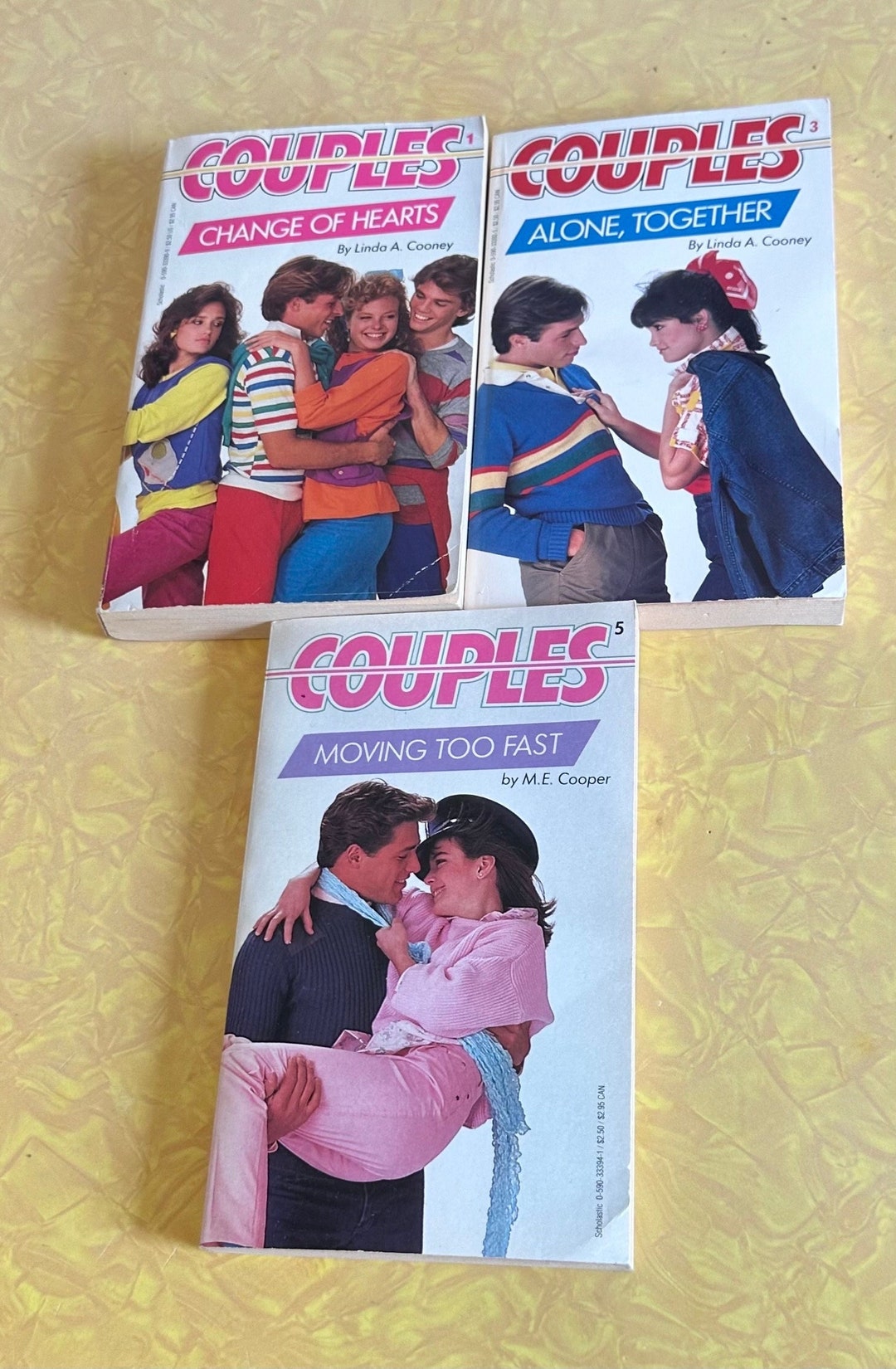 Couples Series Vintage 80s Teen Romance Set #1 Change of Hearts #3 ...